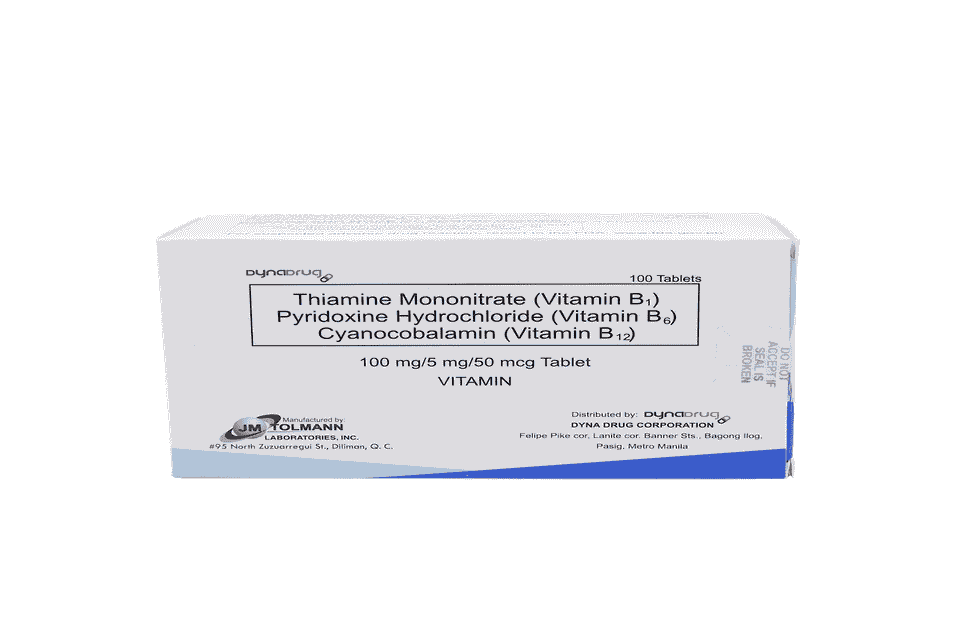 DYNADRUG Thiamine Mononitrate (Vit. B1) / Pyridoxine (Vit. B6 ...